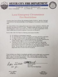 Silver City Fire Restrictions – Silver City Radio