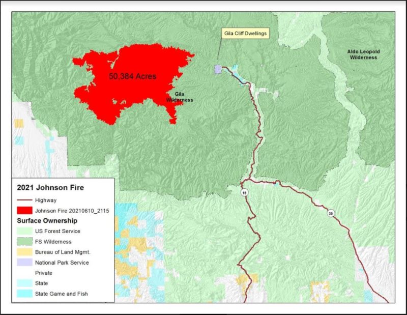 Johnson Fire Map – Silver City Radio