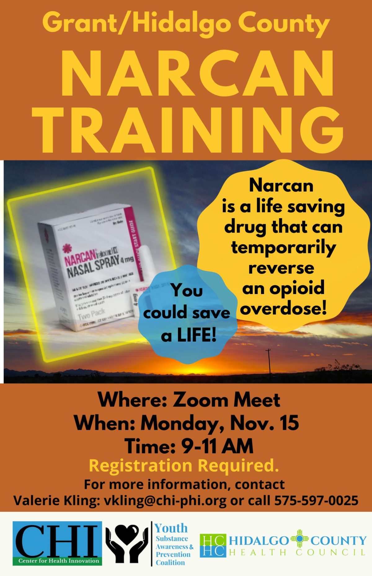Grant/Hidalgo Free Online Narcan Training Session – Silver City Radio